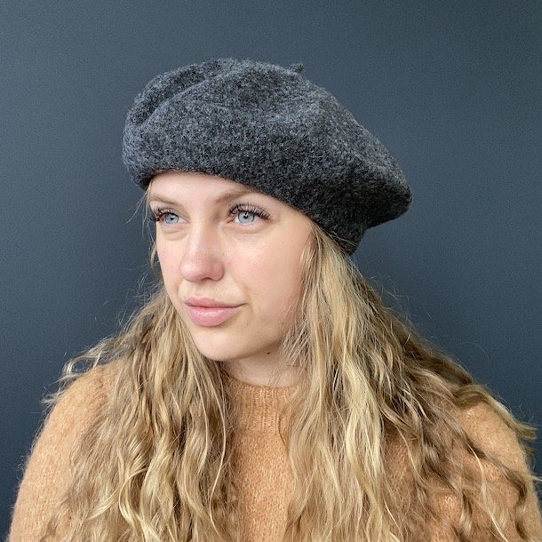 Baret Uld Miks 30% Uld 70% Akryl - Huer, handsker & pandebånd - COW CONCEPT